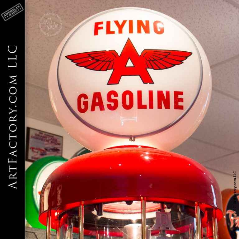 Vintage Flying A Roadside Sign: 101 Point Neon Restoration